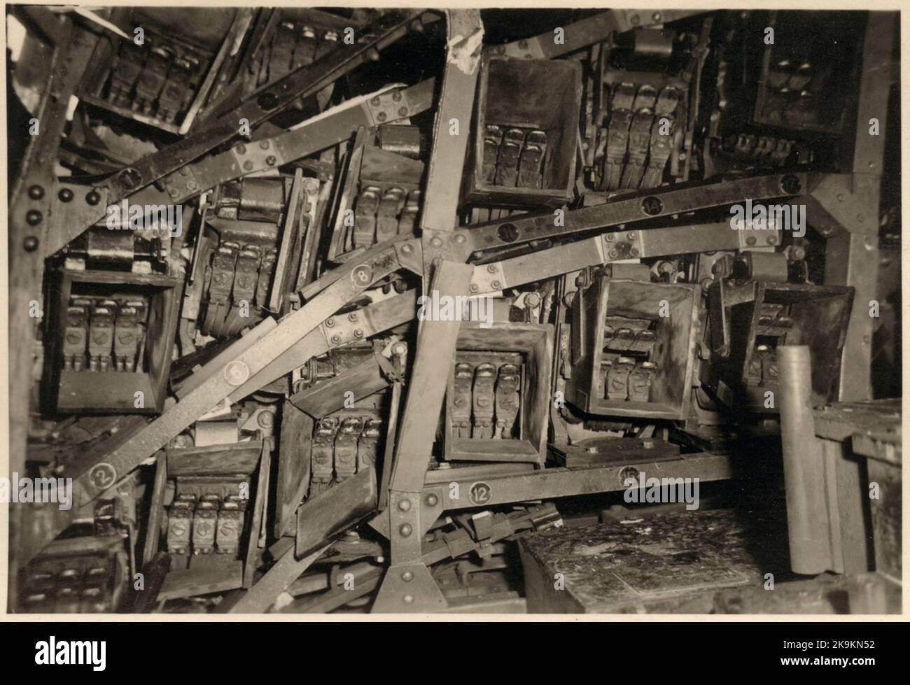 State Railways, SJ D 539, damaged transformer after accident in ...