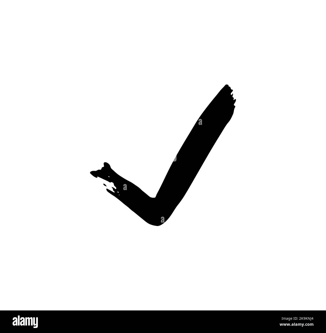 Checkbox. Check signs V X. Chalk and brush checkmarks set. Vector set ...