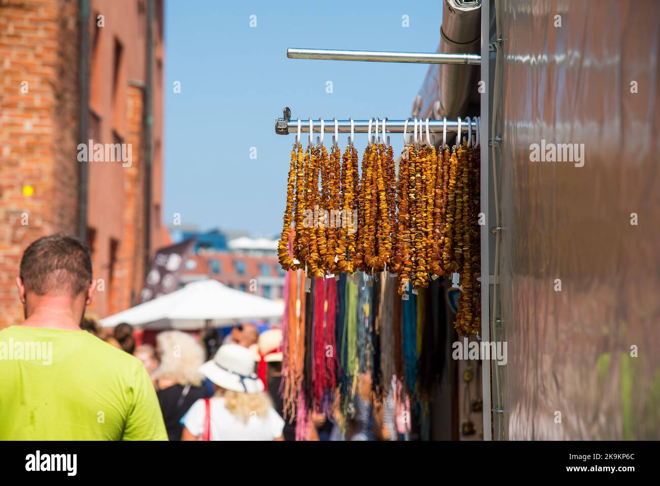 Baltic amber souvenirs store hi-res stock photography and images - Alamy