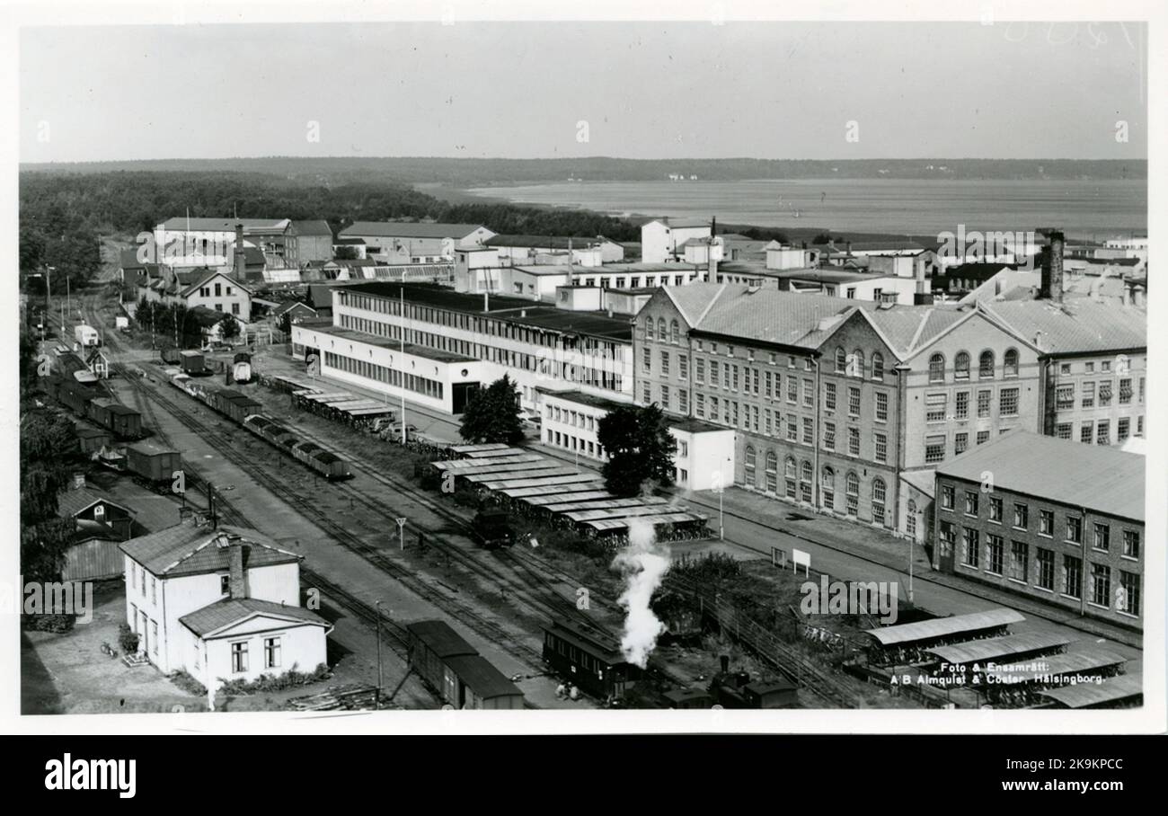The station was built in 1874. Two -storey station house Stock Photo ...