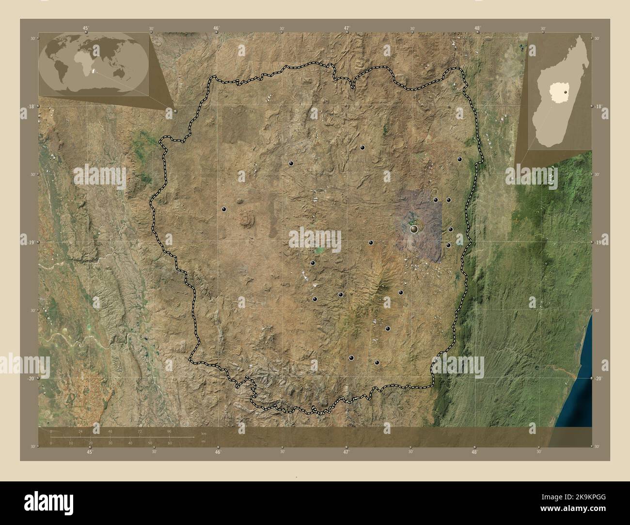 Antananarivo, autonomous province of Madagascar. High resolution ...