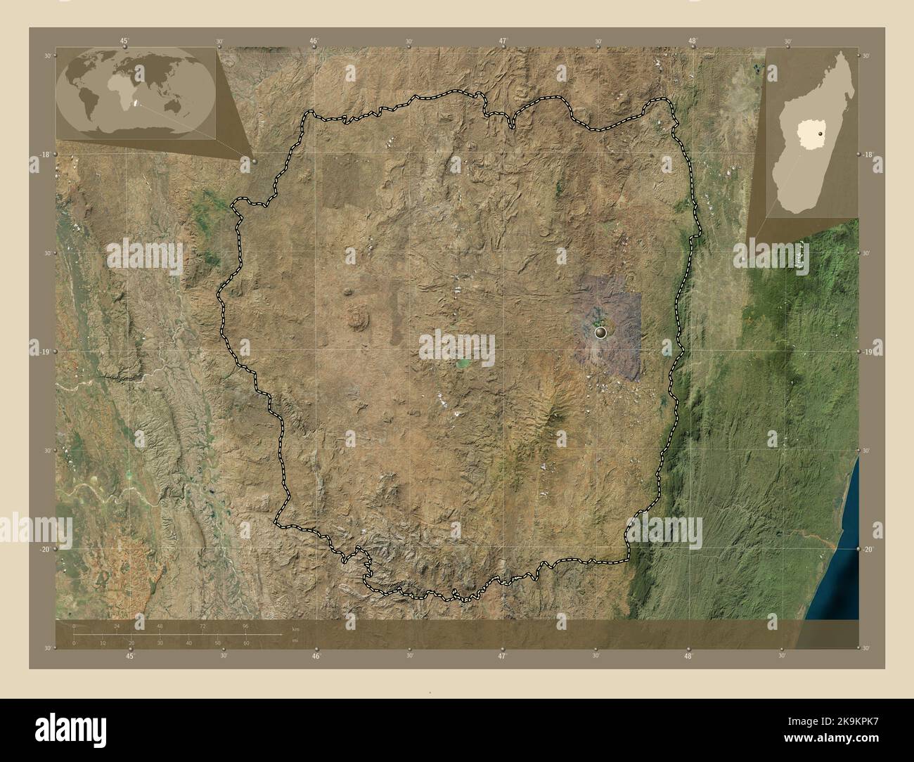 Antananarivo, autonomous province of Madagascar. High resolution ...