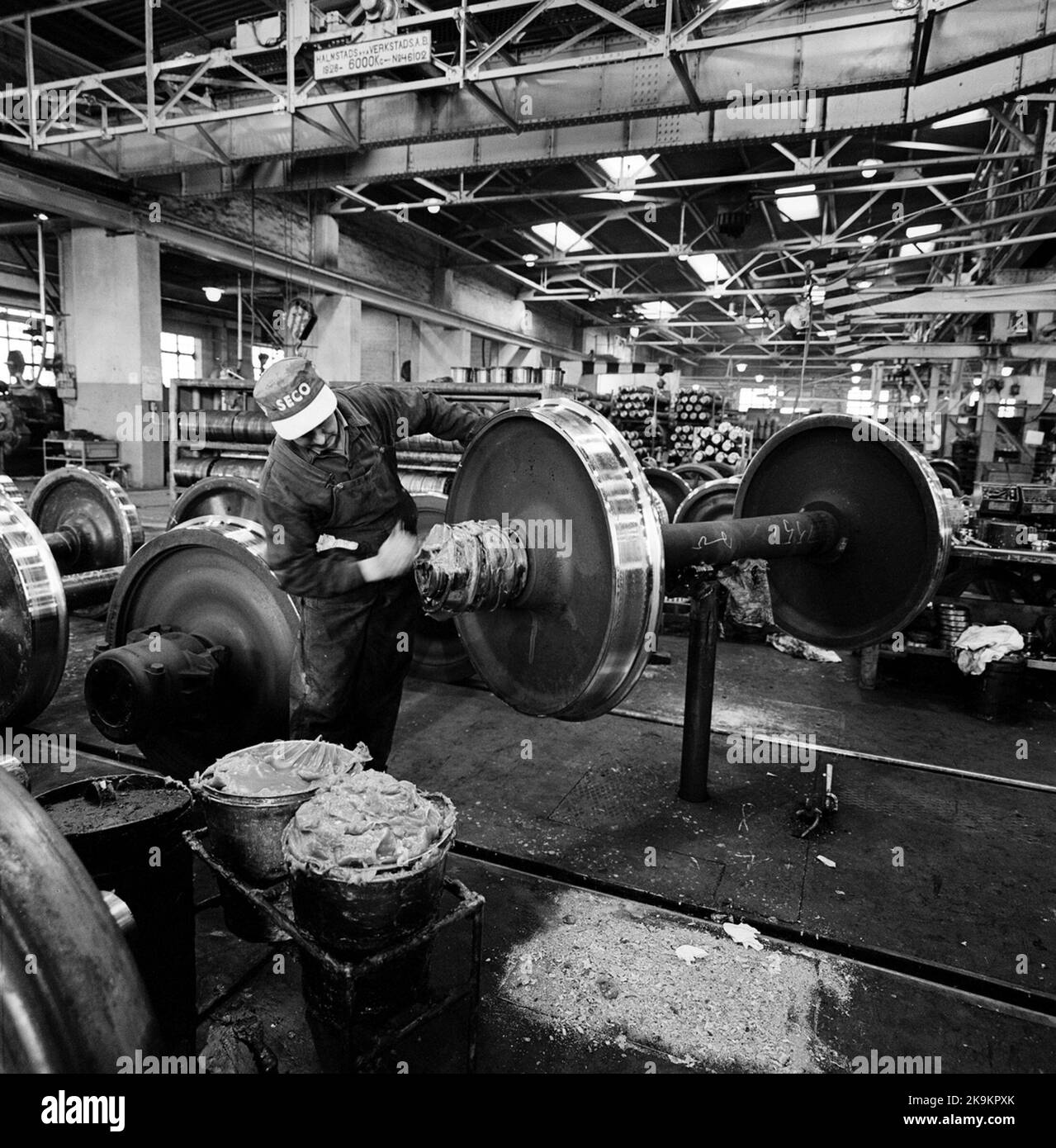 Main Workshop Notviken Stock Photo - Alamy