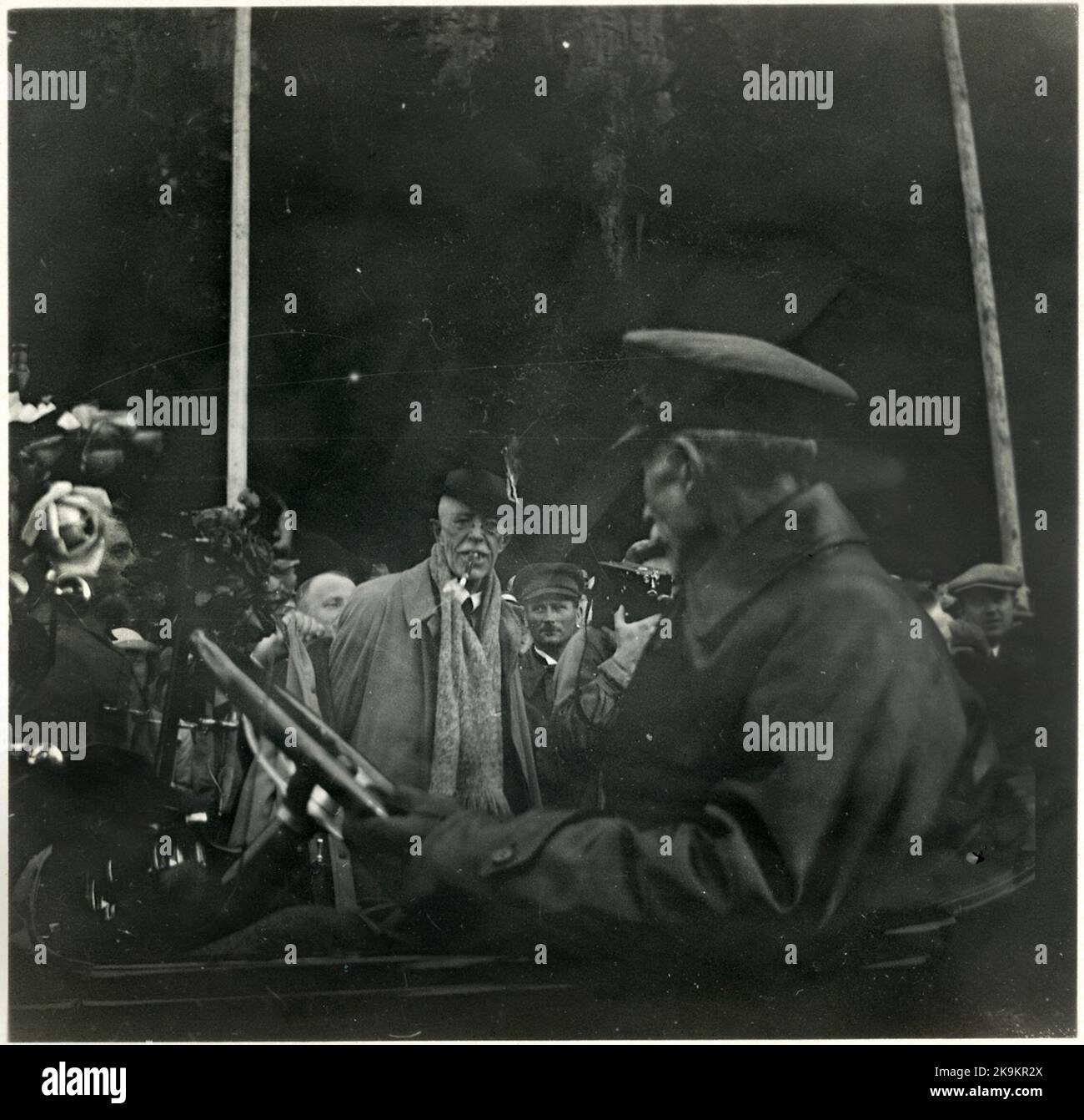 King Gustaf V on moose hunting Stock Photo - Alamy