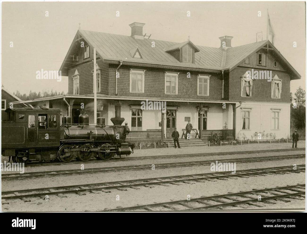 Dala - Ockelbo - Norrsundet's railway, Donj Lok 6 "Linghed". The ...