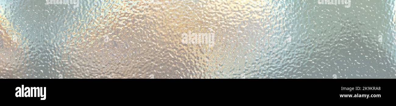 Light matte surface. Frosted transparent window. Panoramic illustration ...