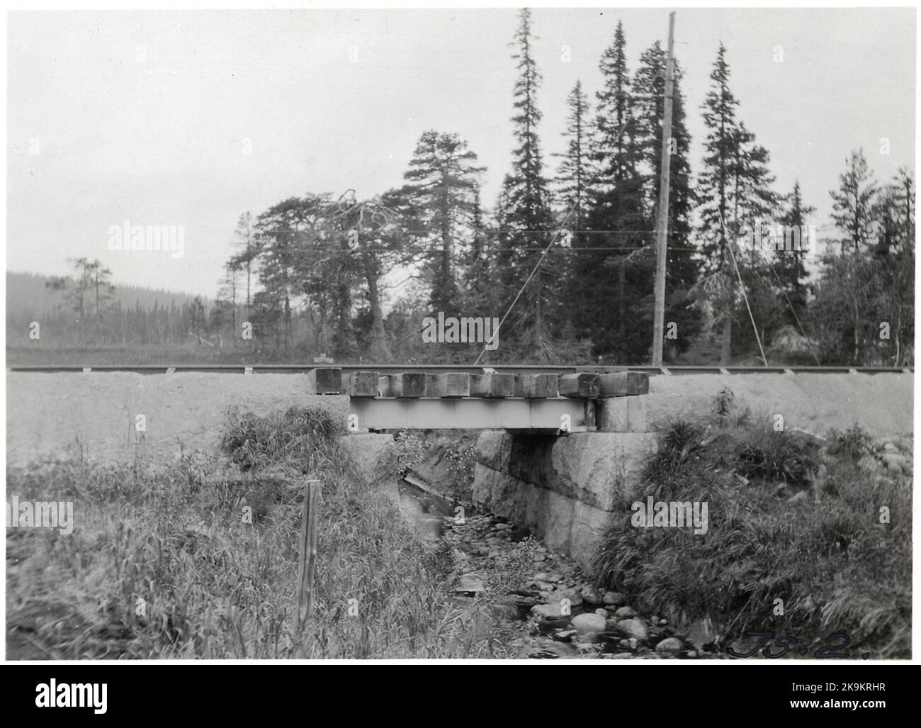 Stream and bridge Cut Out Stock Images & Pictures - Alamy