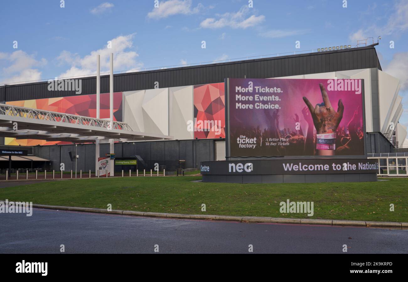 Outdoor of the NEC National Exhibition Centre, Birmingham,England,UK ...