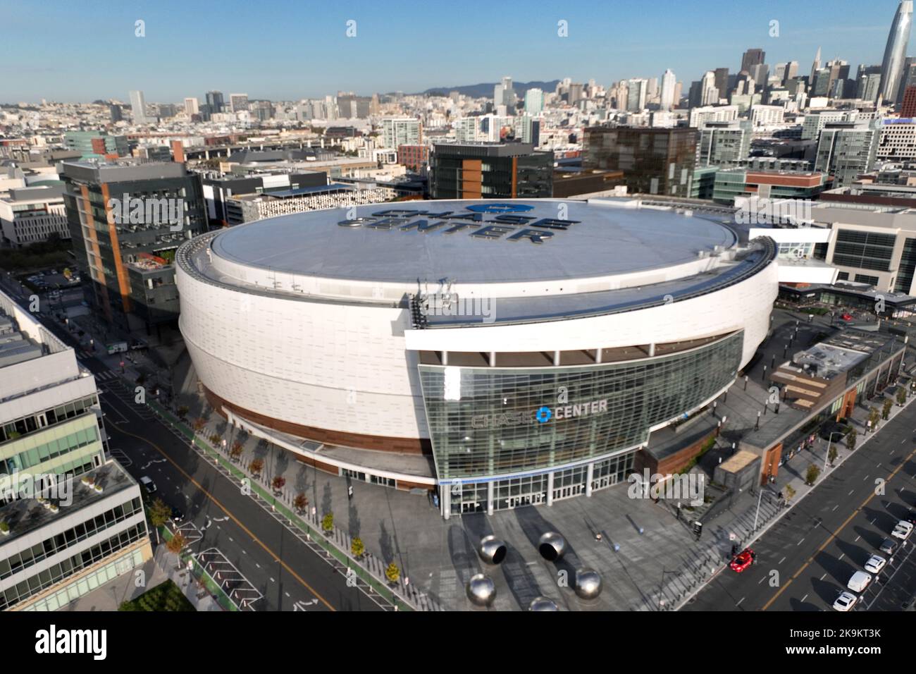 A general overall view of the Chase Center, Wednesday, Oct. 26, 2022 ...