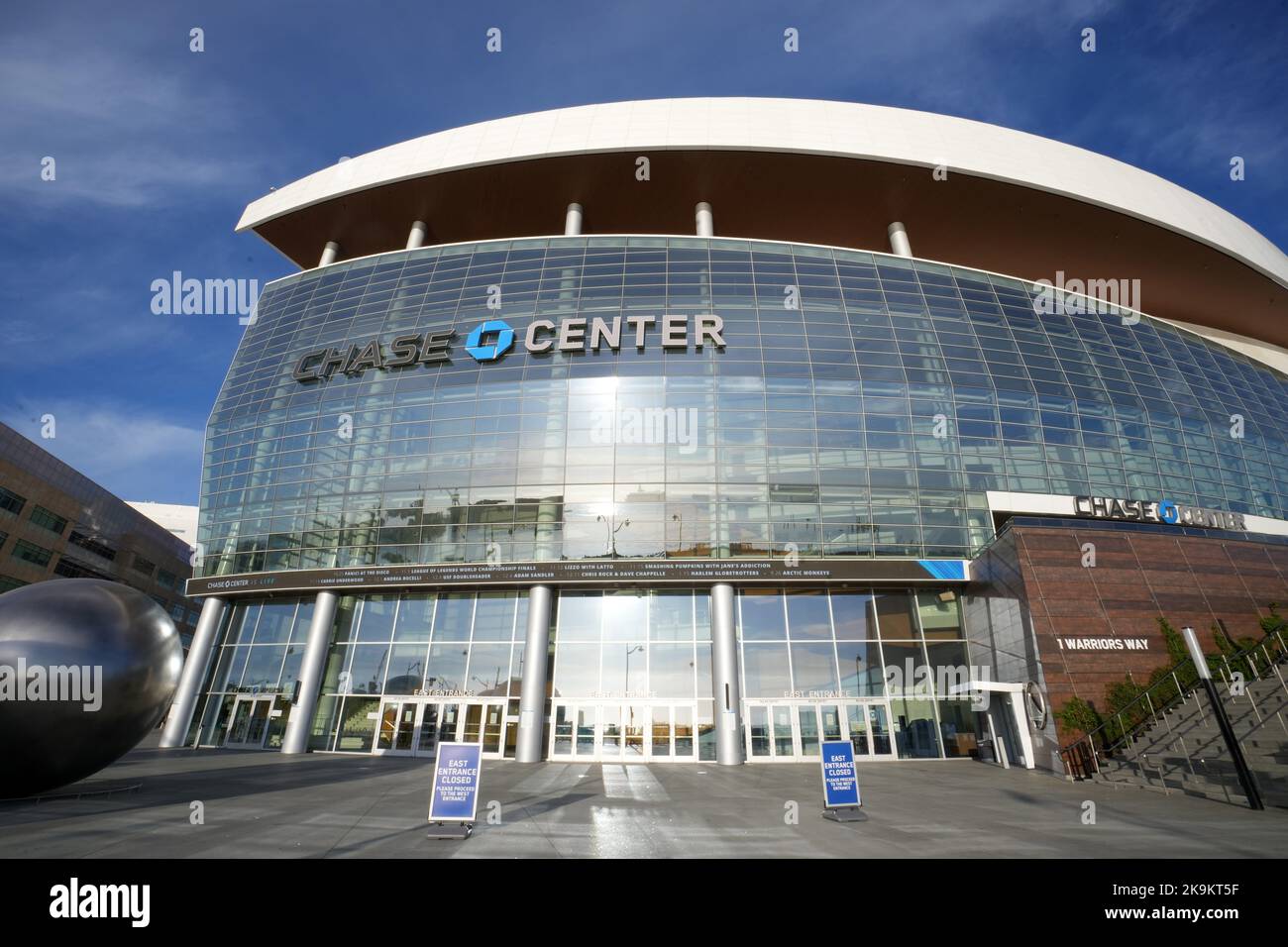 A general overall view of the Chase Center, Wednesday, Oct. 26, 2022 ...