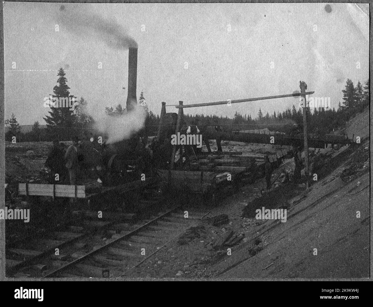 Track work on the line Stock Photo - Alamy