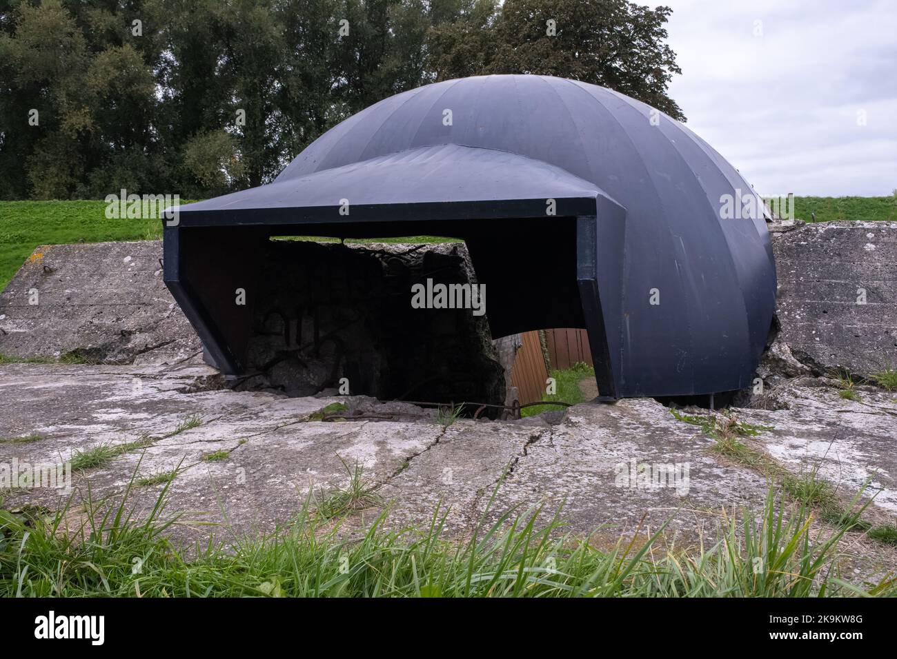 Acquoy, Netherlands - Oct 05, 2022: New Dutch Water Line (Waterlinie ...
