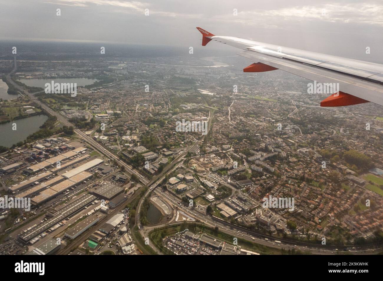 Bordeaux, October 20th 2022: EasyJet flight coming in to land at ...