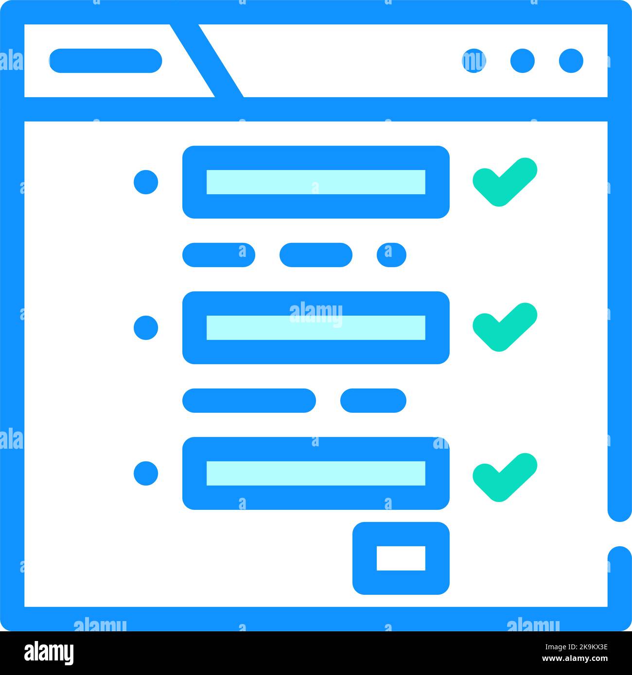 web registration color icon vector illustration Stock Vector Image ...