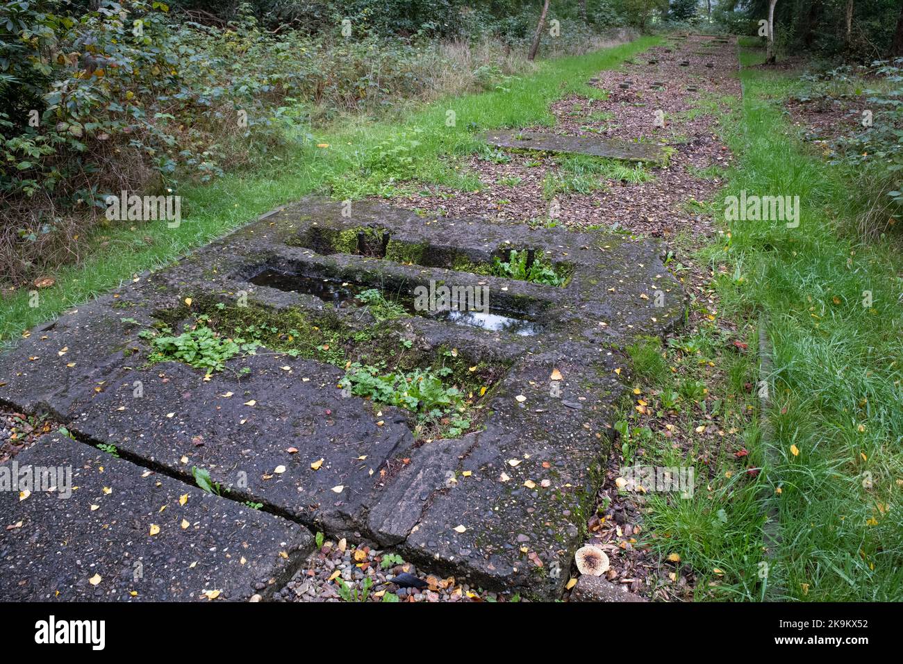 Lettele, Netherlands - Oct 14, 2022: V1 rockets launch platform and ...