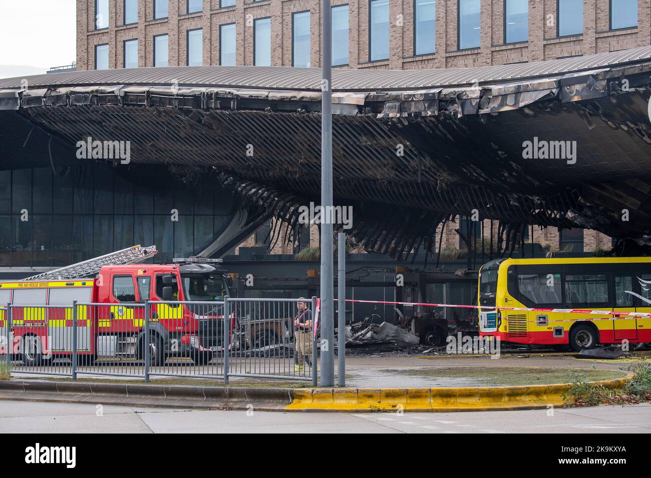 Slough, Berkshire, UK. 29th October, 2022. A huge fire broke out at ...