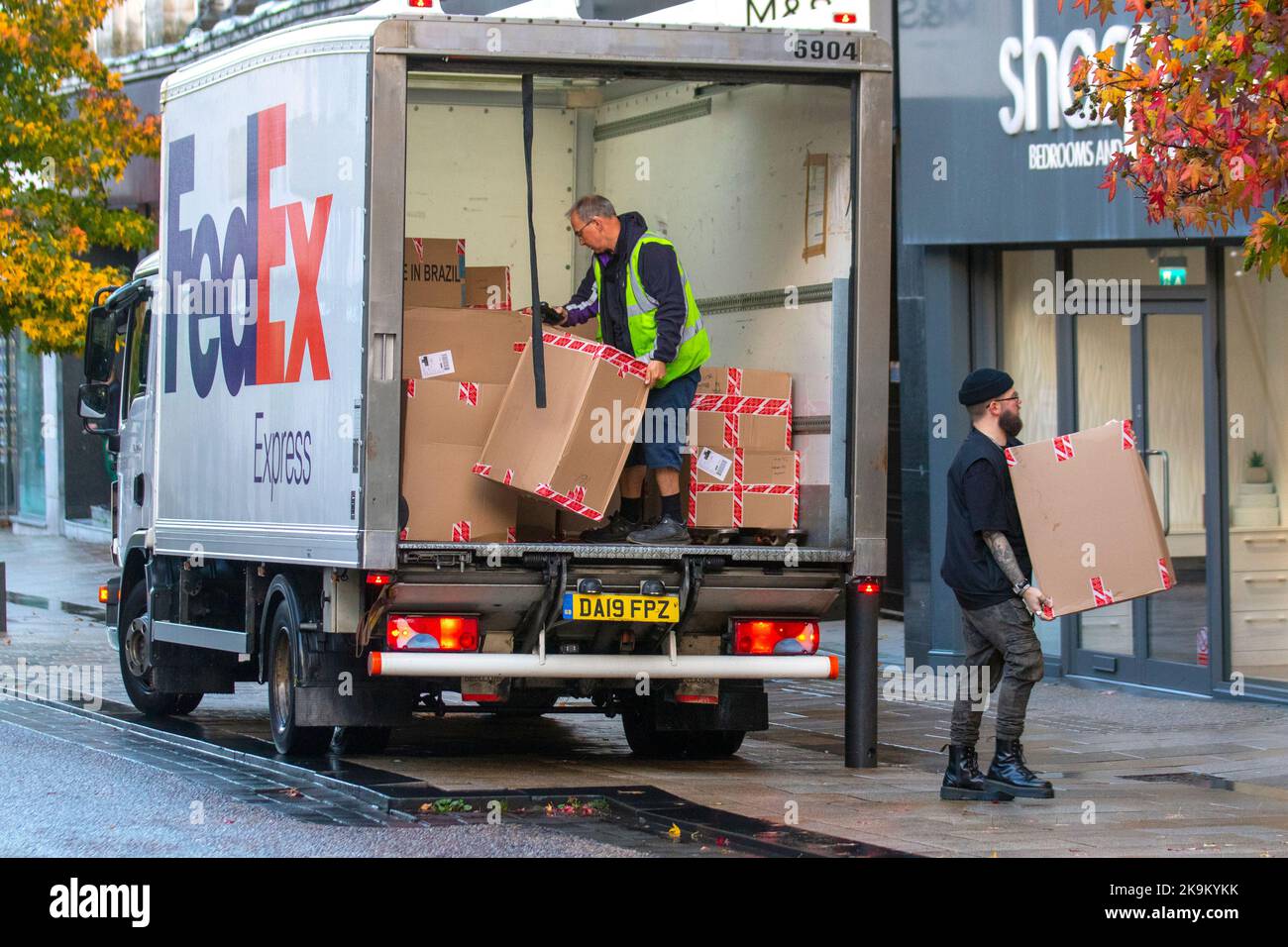 Wet parcel hi-res stock photography and images - Alamy