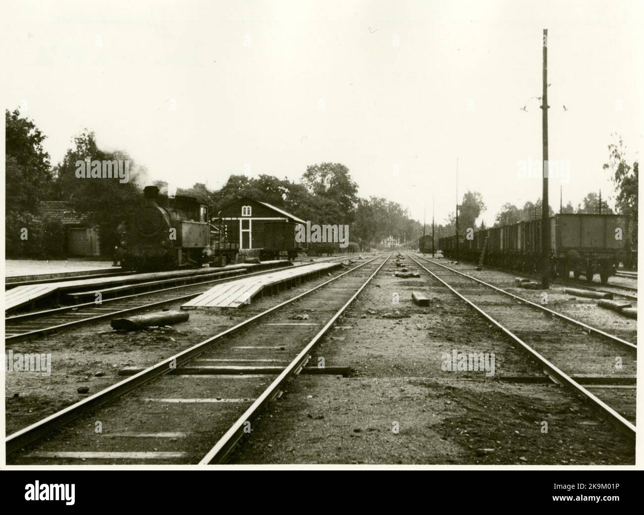 KNJ, Krylbo - Norberg's railway locomotive. KNJ operating and freight yard, independent station ...