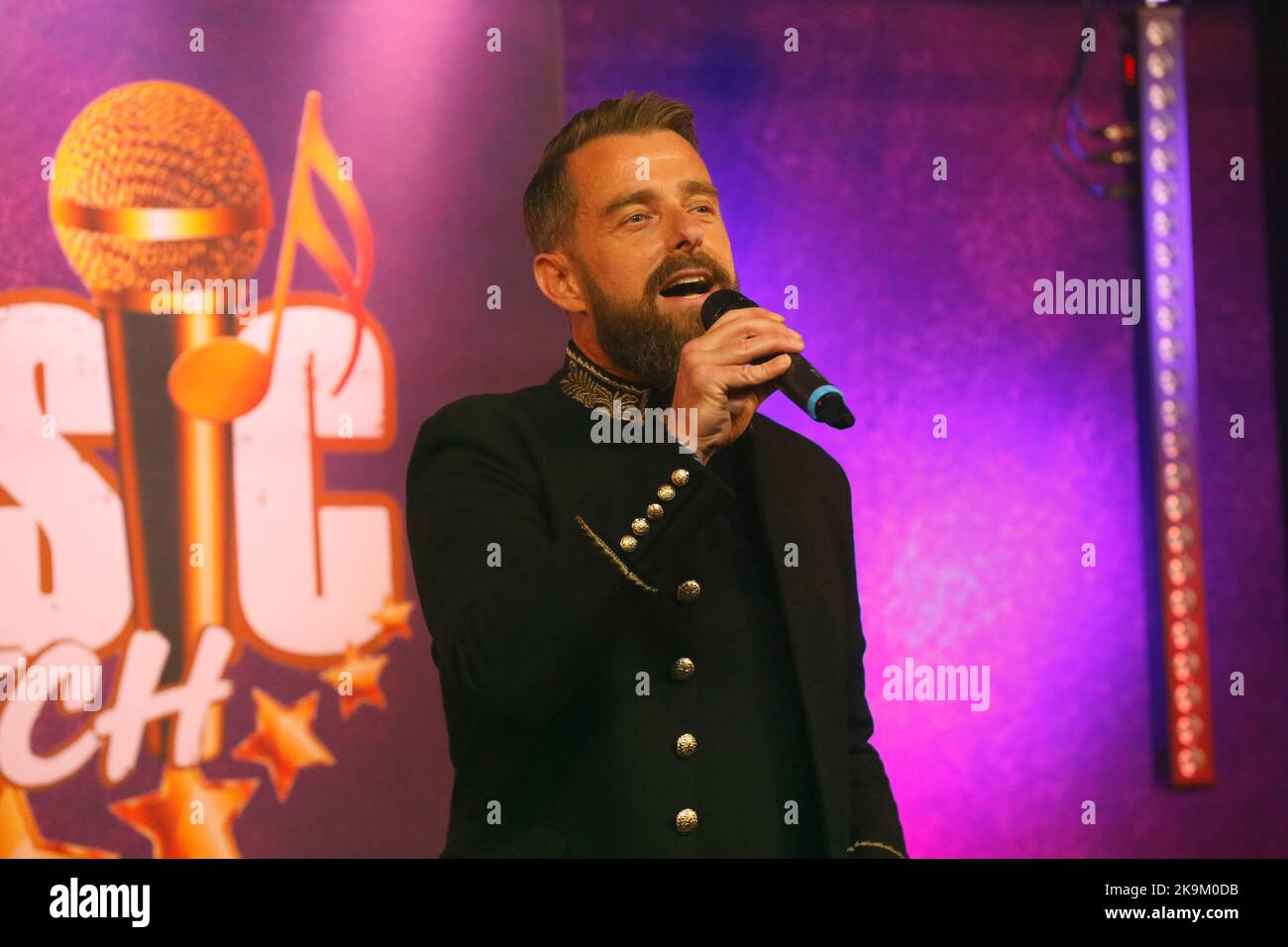 Mark Ed bei der Liveshow Music-Match im MytVplus Studio im Elbepark ...