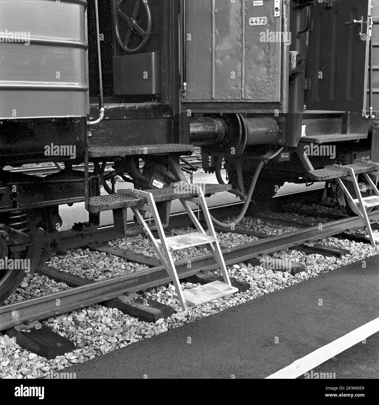 Extension staircase for passenger cars, PS carts. Probably Hagalund ...