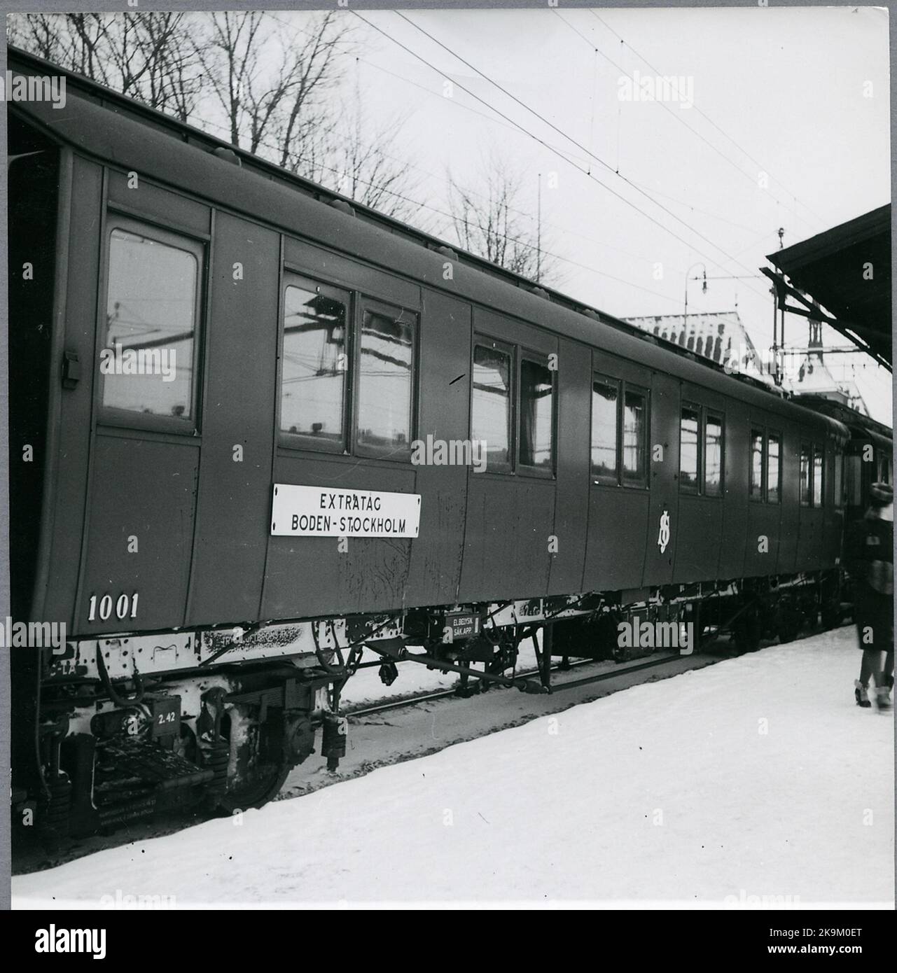 State Railways, SJ A01C 1001, originally A0, AB01. Converted to the ...