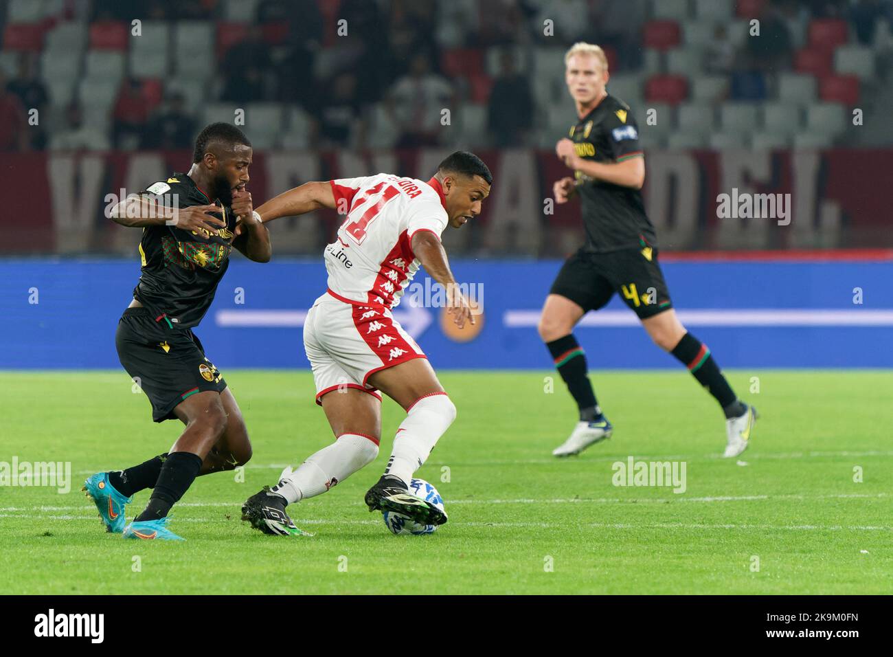 San Nicola stadium, Bari, Italy, October 28, 2022, Waild Cheddira (SSC ...
