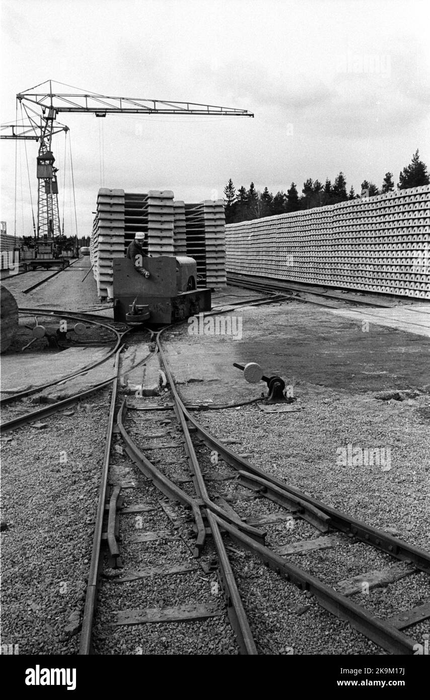 Concrete grinding. A-concrete, Vislanda Stock Photo - Alamy