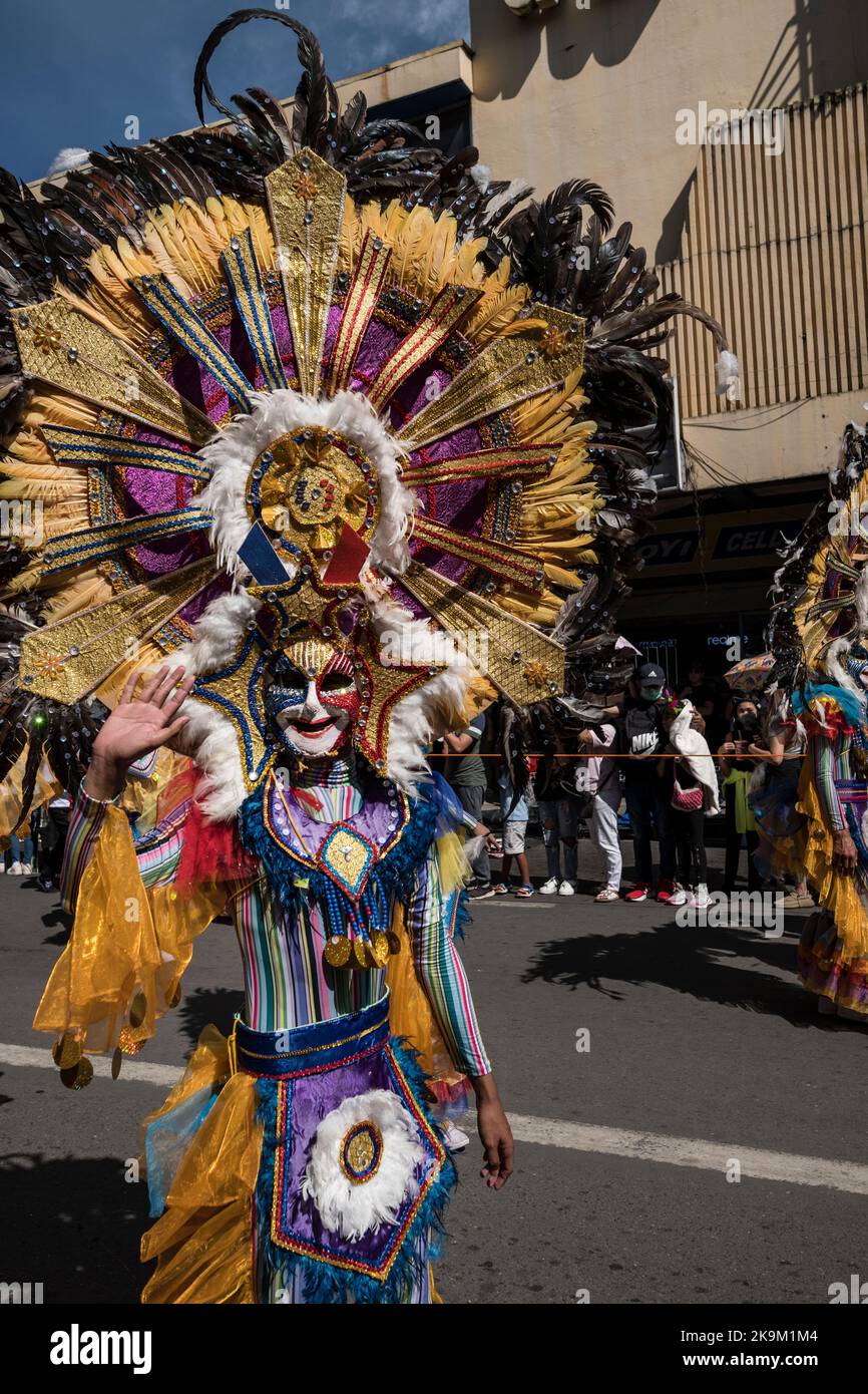 Masskara festival, Bacolod, Negros island, Philippines, Asia Stock ...