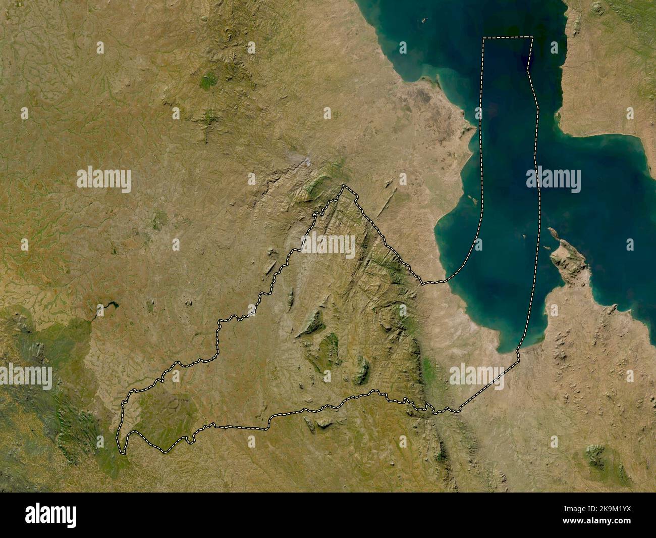 Dedza, district of Malawi. Low resolution satellite map Stock Photo - Alamy