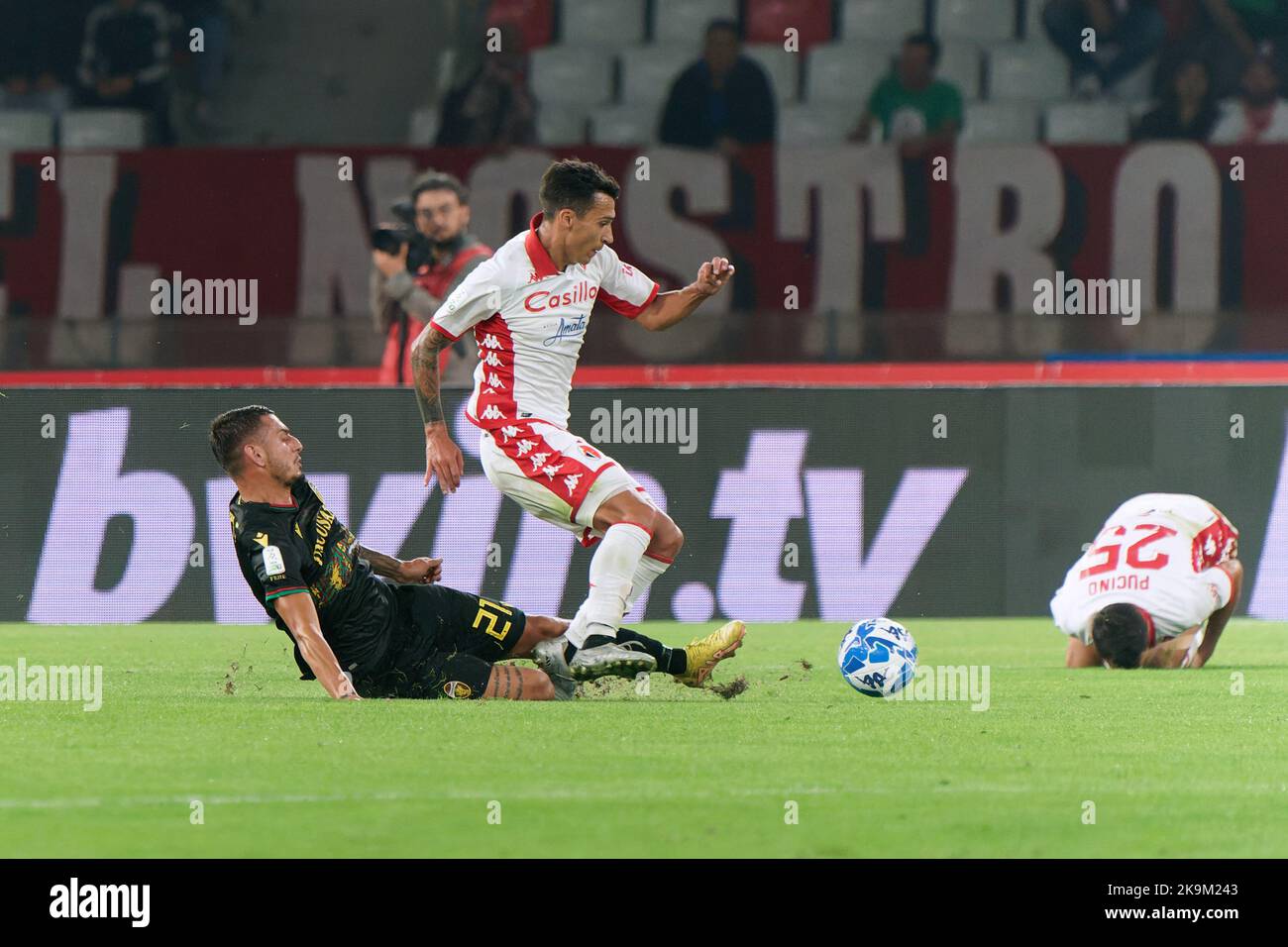 San Nicola stadium, Bari, Italy, October 28, 2022, Ruben Botta (SSC ...