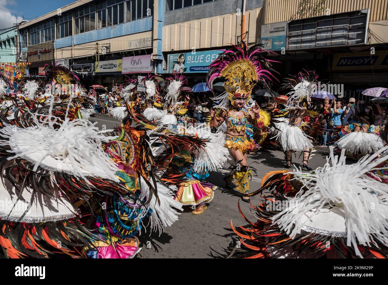 Masskara festival, Bacolod, Negros island, Philippines, Asia Stock ...