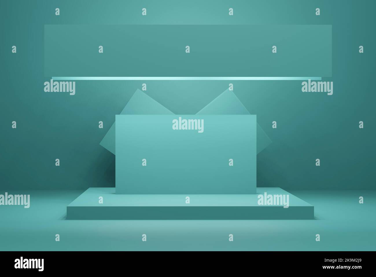 abstract scene for advertising products of cosmetics mint color 3d ...