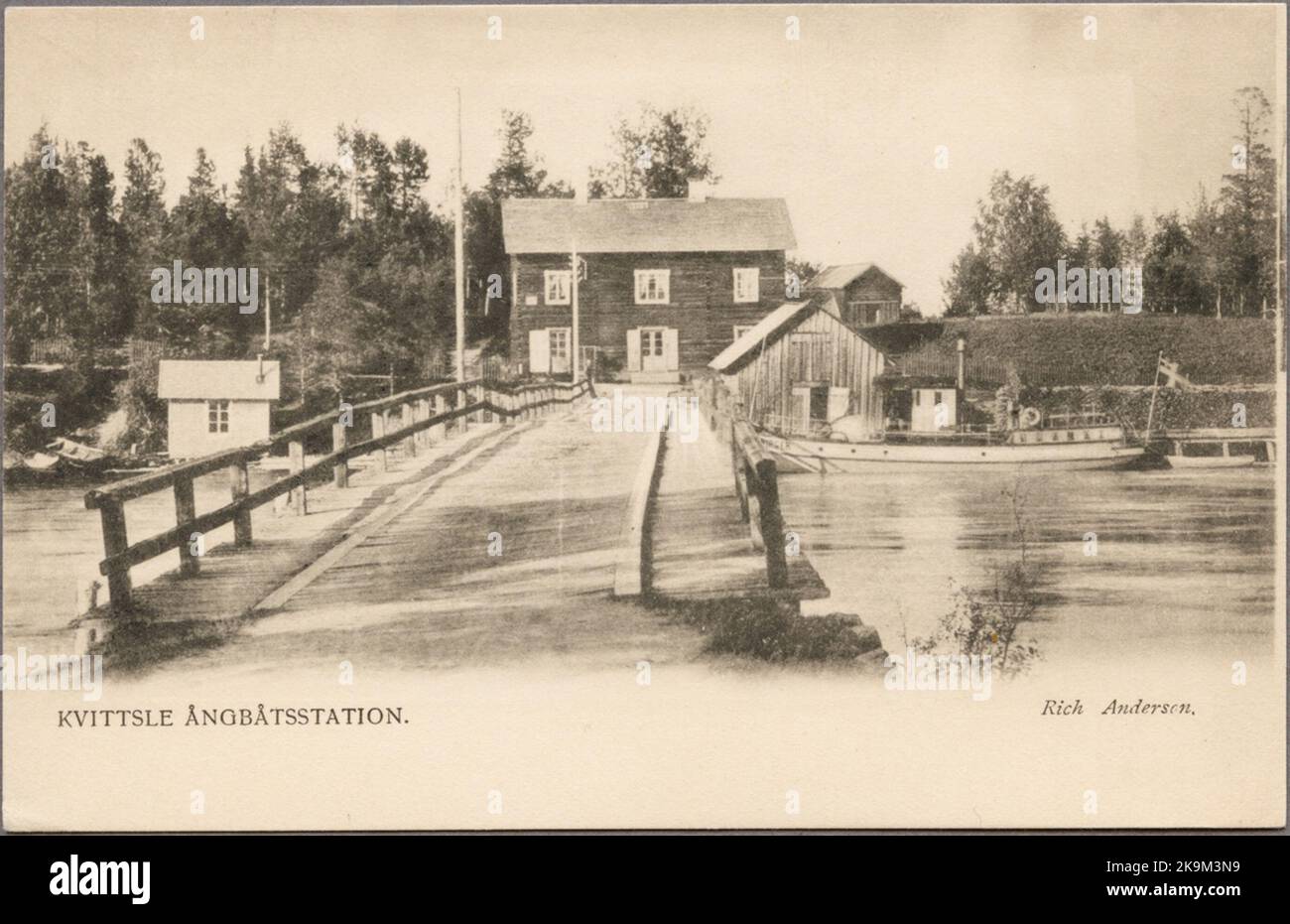 The steamboat Birger at Kvissle Steamboat Station Stock Photo - Alamy