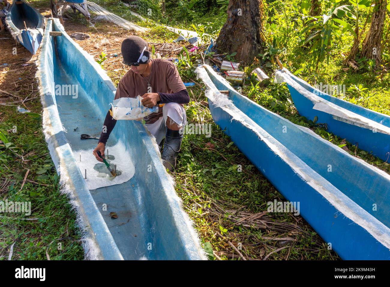 Fiber boat hi-res stock photography and images - Alamy