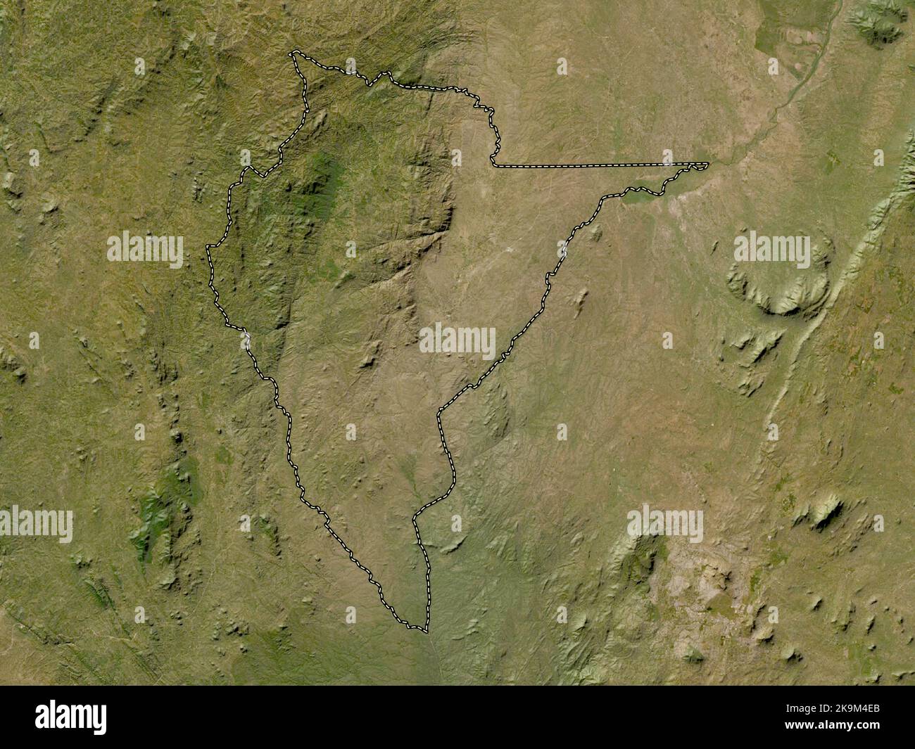 Neno, district of Malawi. Low resolution satellite map Stock Photo - Alamy