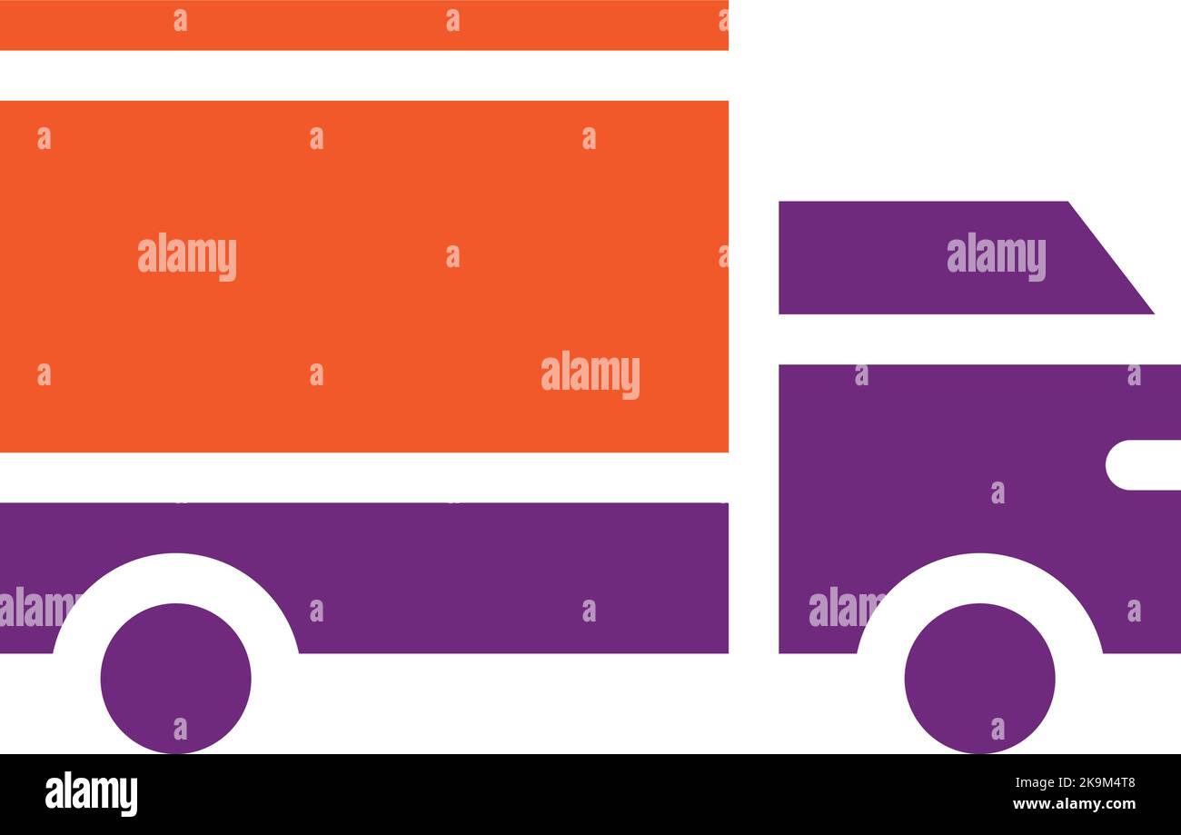 Delivery Truck Vector Icon design Illustration Stock Vector Image & Art ...