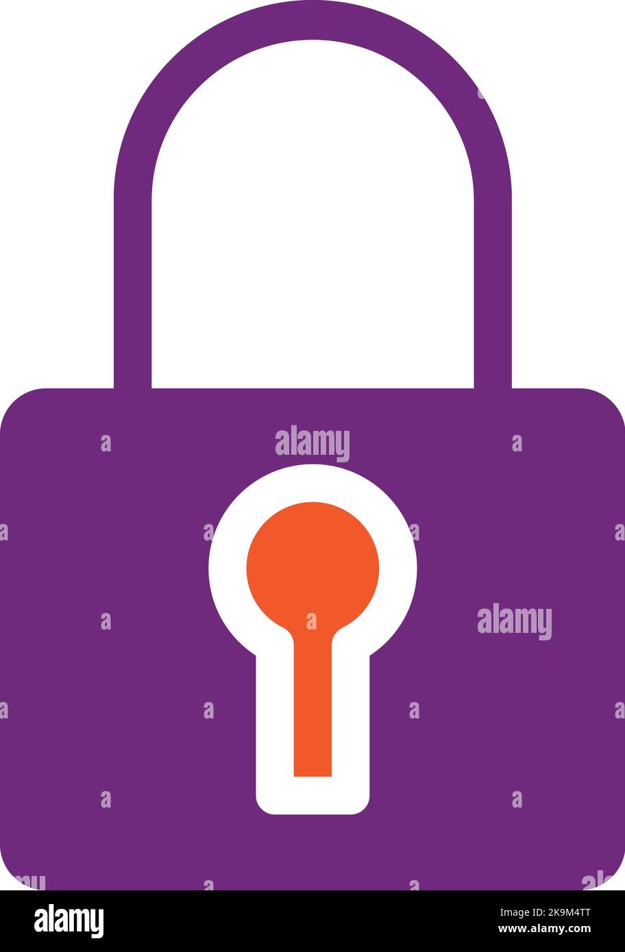 Padlock outline hi-res stock photography and images - Alamy