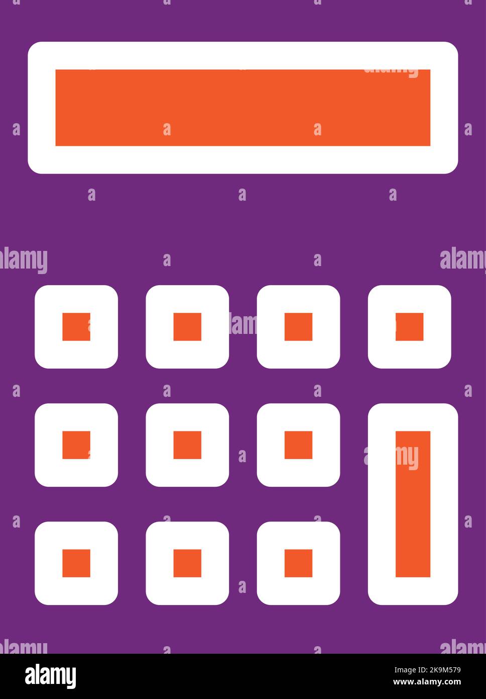 Calculator Vector Icon design Illustration Stock Vector Image & Art - Alamy