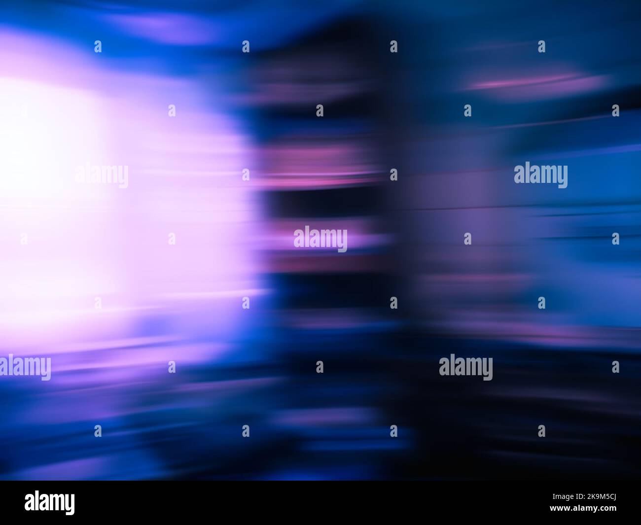 Bokeh blurred future trends in modern movie filming in studio interior ...