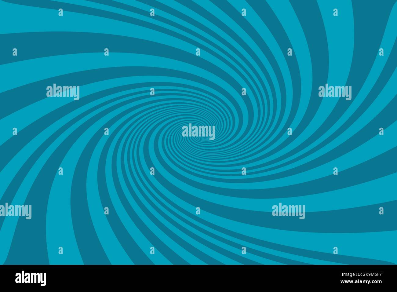 Blue Swirling radial vortex background. Spiral stripes Vector ...