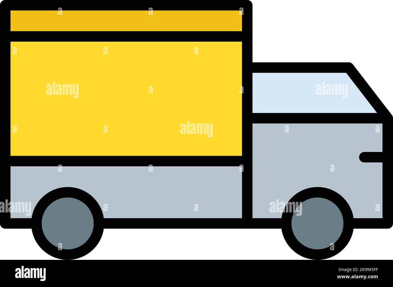 Delivery Truck Vector Icon design Illustration Stock Vector Image & Art ...