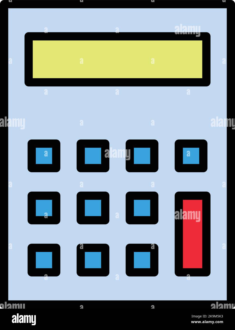 Calculator icons silhouette Cut Out Stock Images & Pictures - Alamy