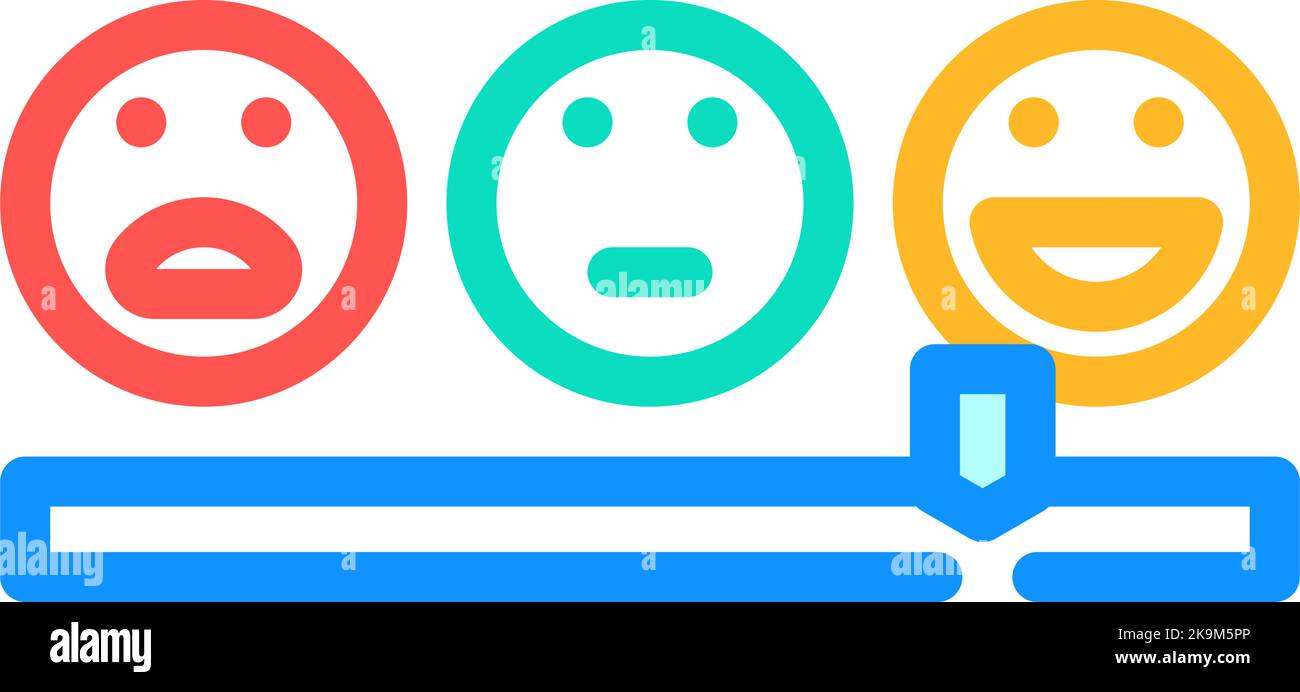 satisfaction customer testimonial color icon vector illustration Stock ...