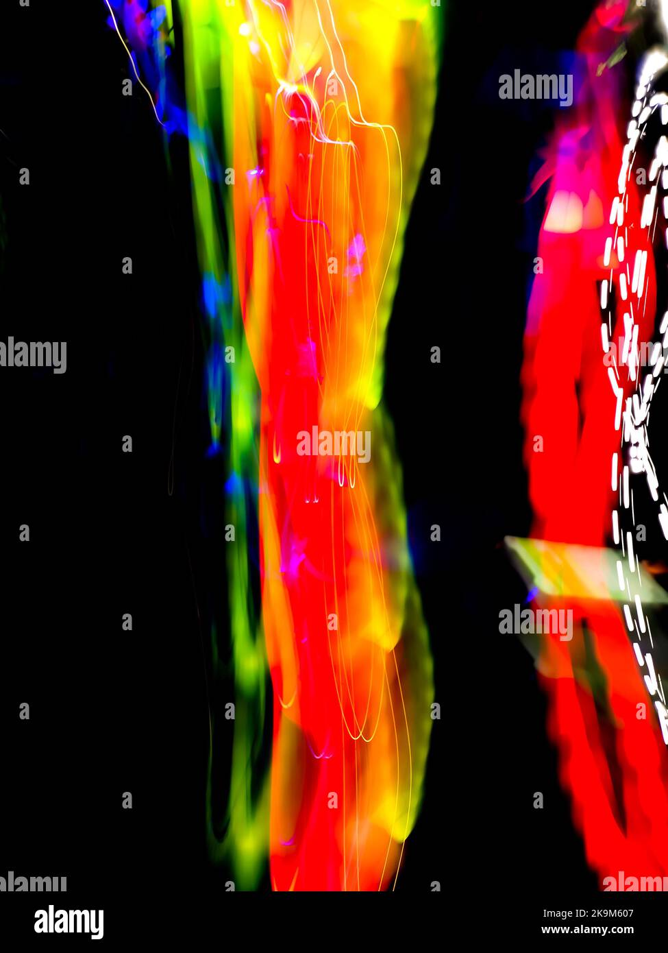 Hologram foil defocused background with polarization effect ...