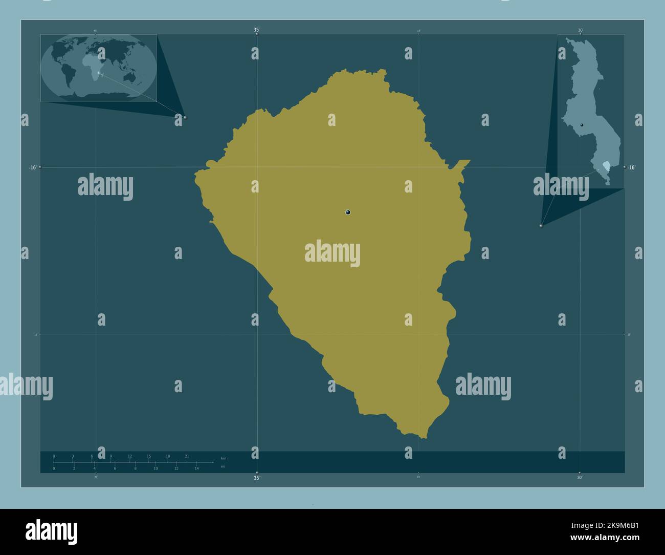 Thyolo outline map hi-res stock photography and images - Alamy