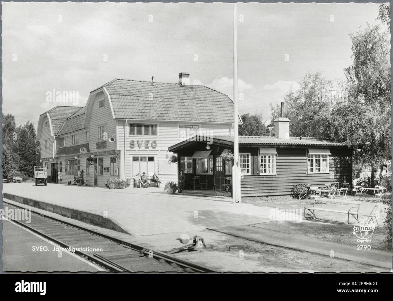 Sveg railway station Stock Photo - Alamy