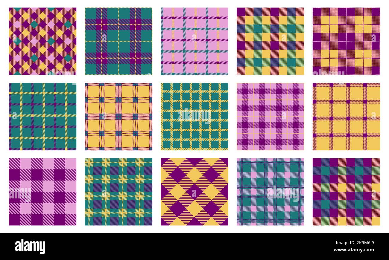 Blanket texture. Seamless geometric pattern of traditional tartan plaid ...