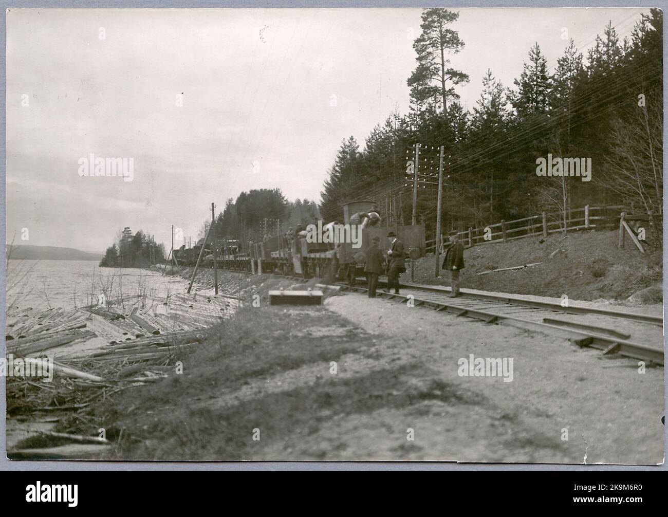Support Lake, on the line between Stöde and Vattjom Stock Photo - Alamy