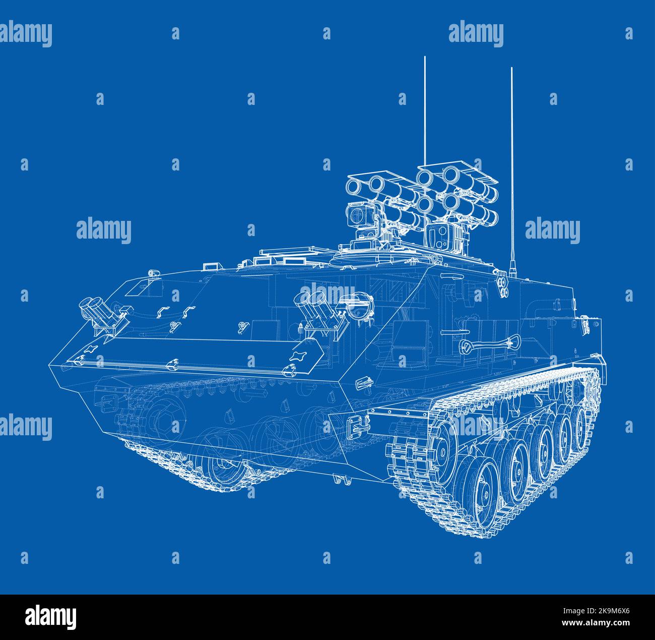 Anti-tank armored car. Vector Stock Vector Image & Art - Alamy