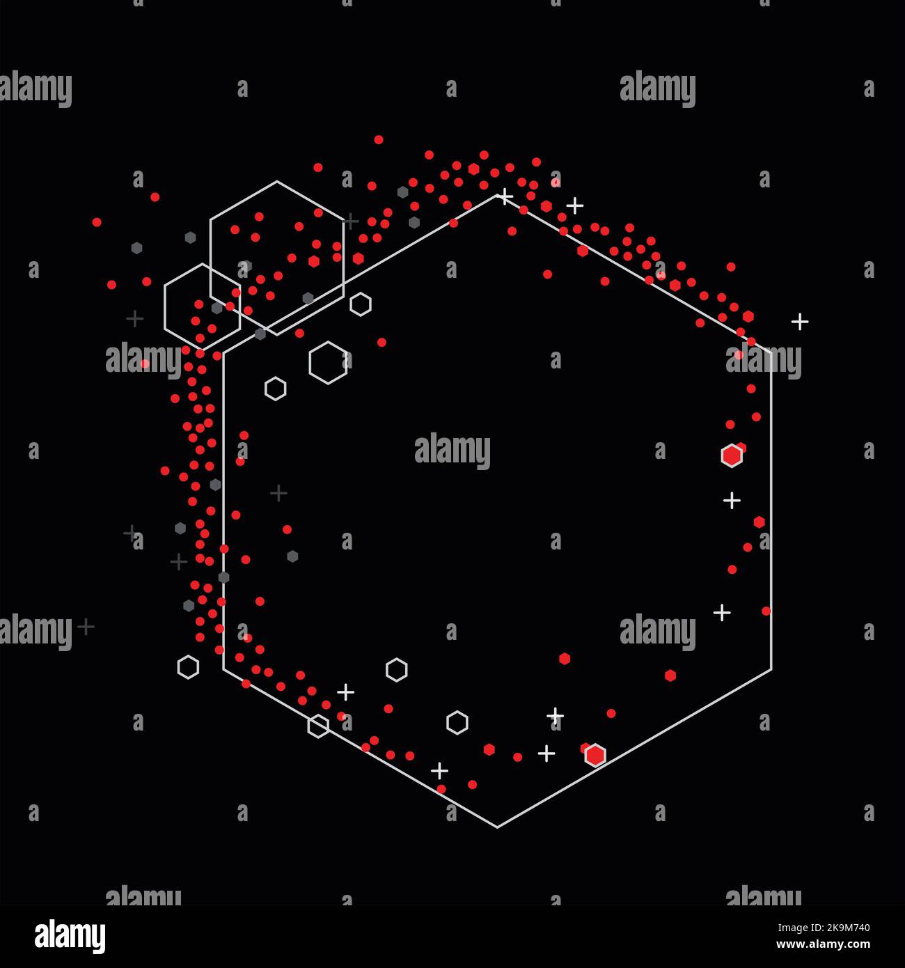 Hexagonal dot hi-res stock photography and images - Alamy